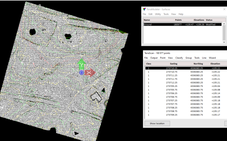 Terra Scan - How to Create Contours/DEM/DSM/DTM Using RESEPI - RESEPI